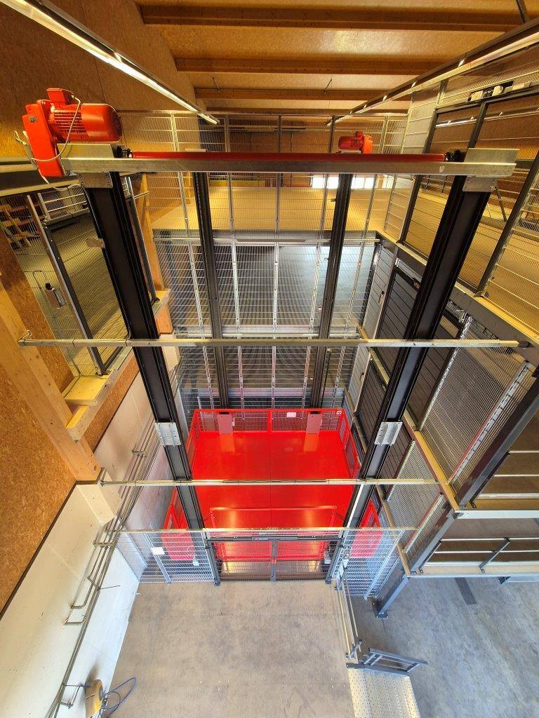 Lastenaufzüge von elevatec - Modulares Hubsystem